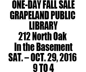 grapeland-library-sale - The Messenger News