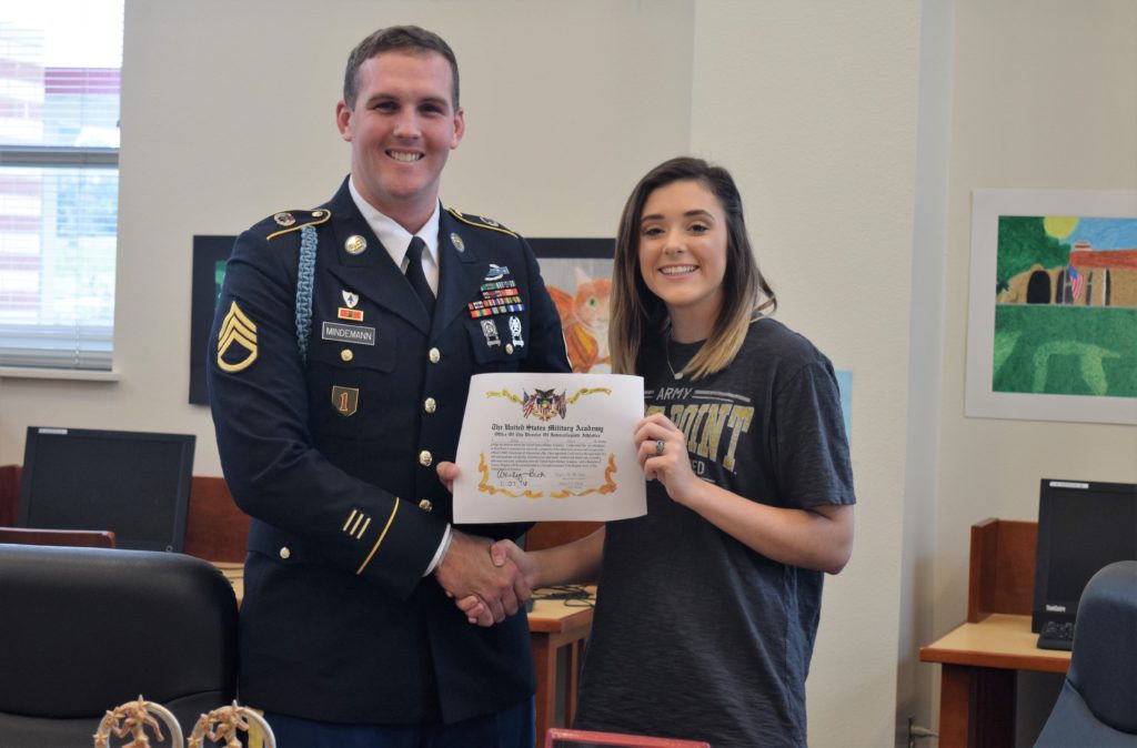 Ashley Buck Inks Letter of Intent with West Point - The Messenger News
