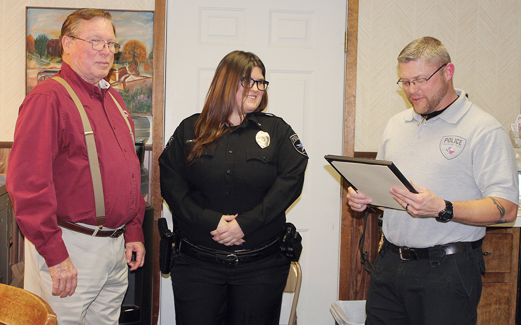 Grapeland Officers Receive Promotions - The Messenger News