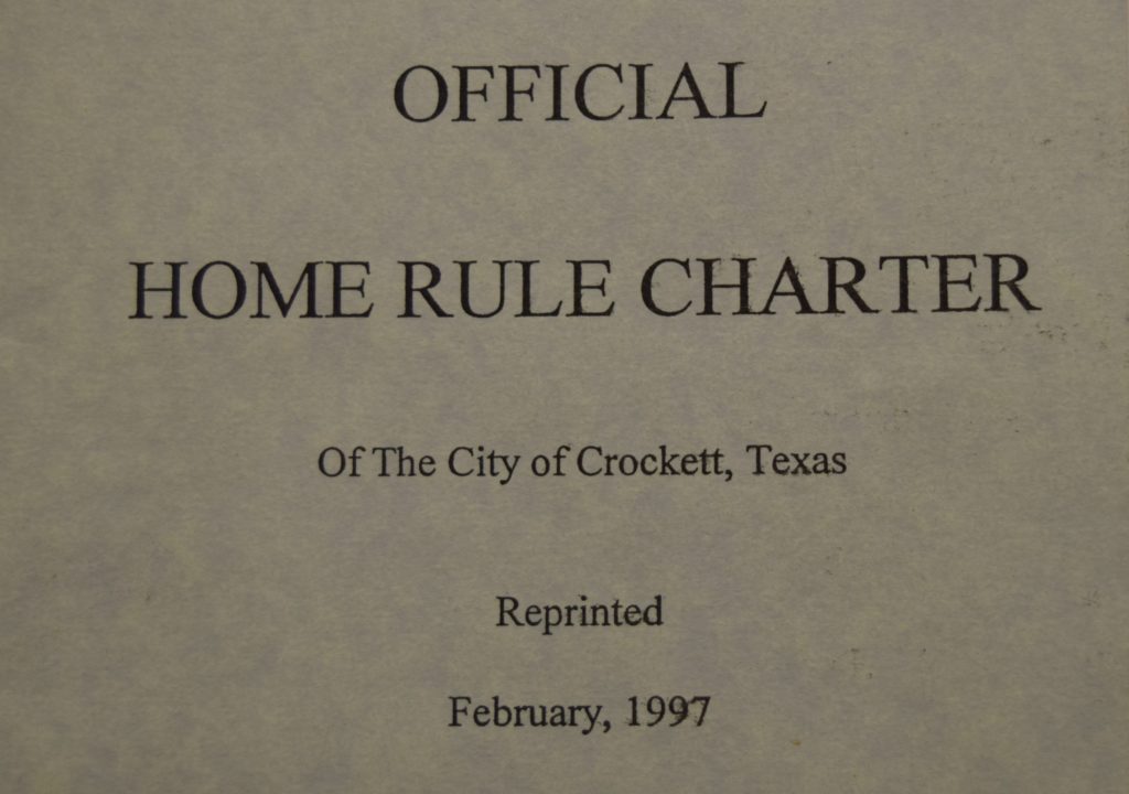 Crockett City Charter Revision Stalls - The Messenger News