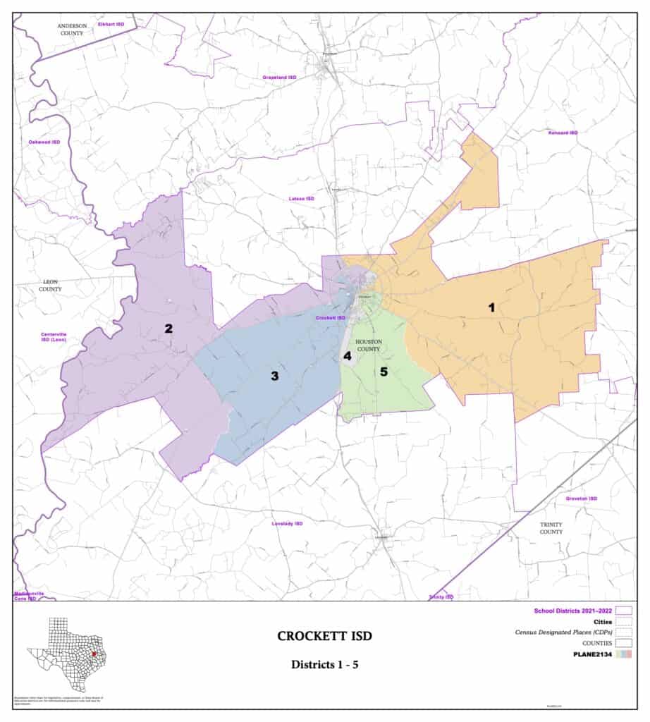 Crockett ISD Redraws Board Member Districts - The Messenger News