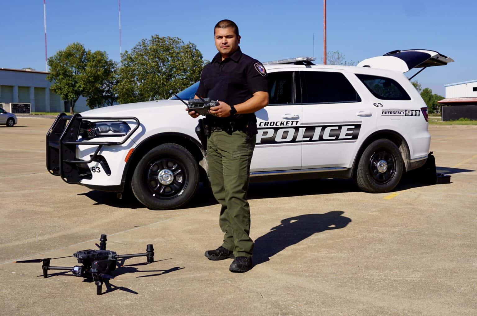 Crockett Police Unveil State-of-the-Art Drones - The Messenger News